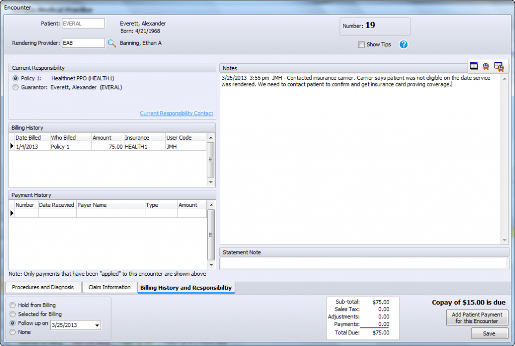 Billing and Follow-Up - NowMD